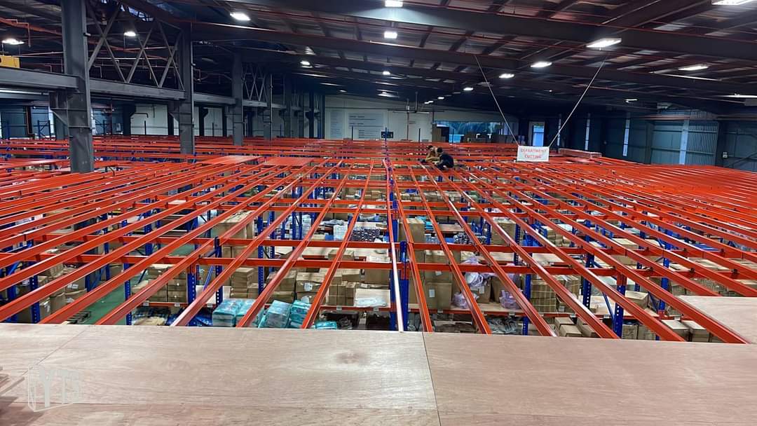 Heavy Duty Racking C/W Mezzanine Floor - YTS Storage System